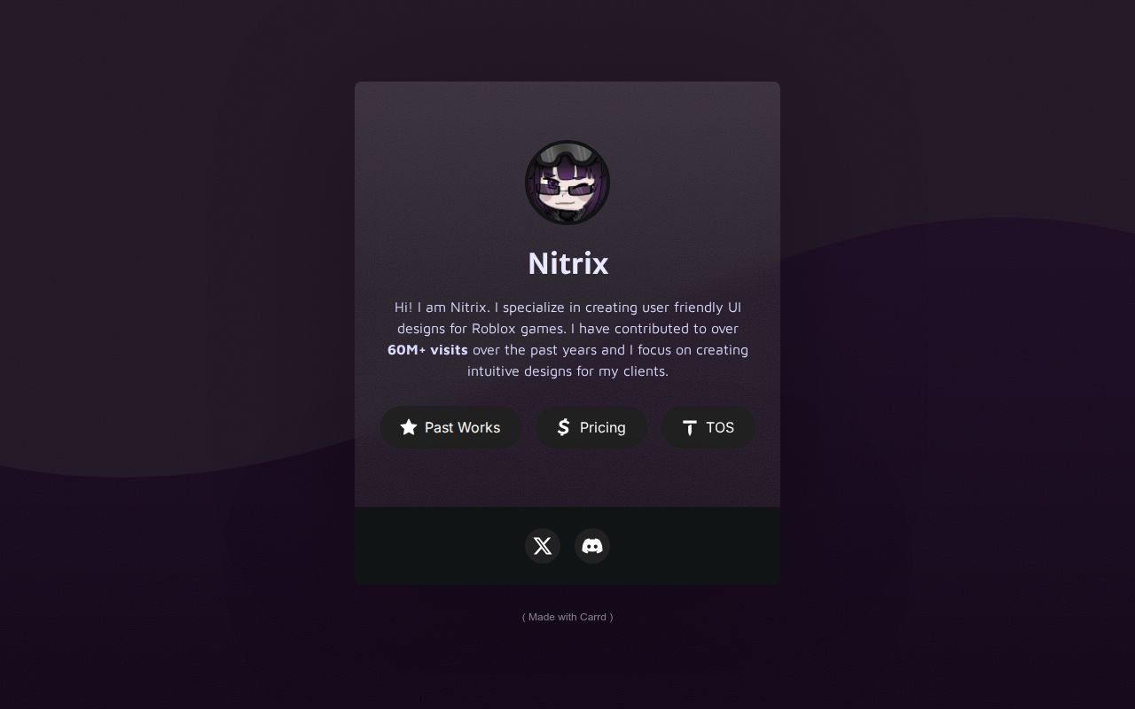 Nitrix's Portfolio